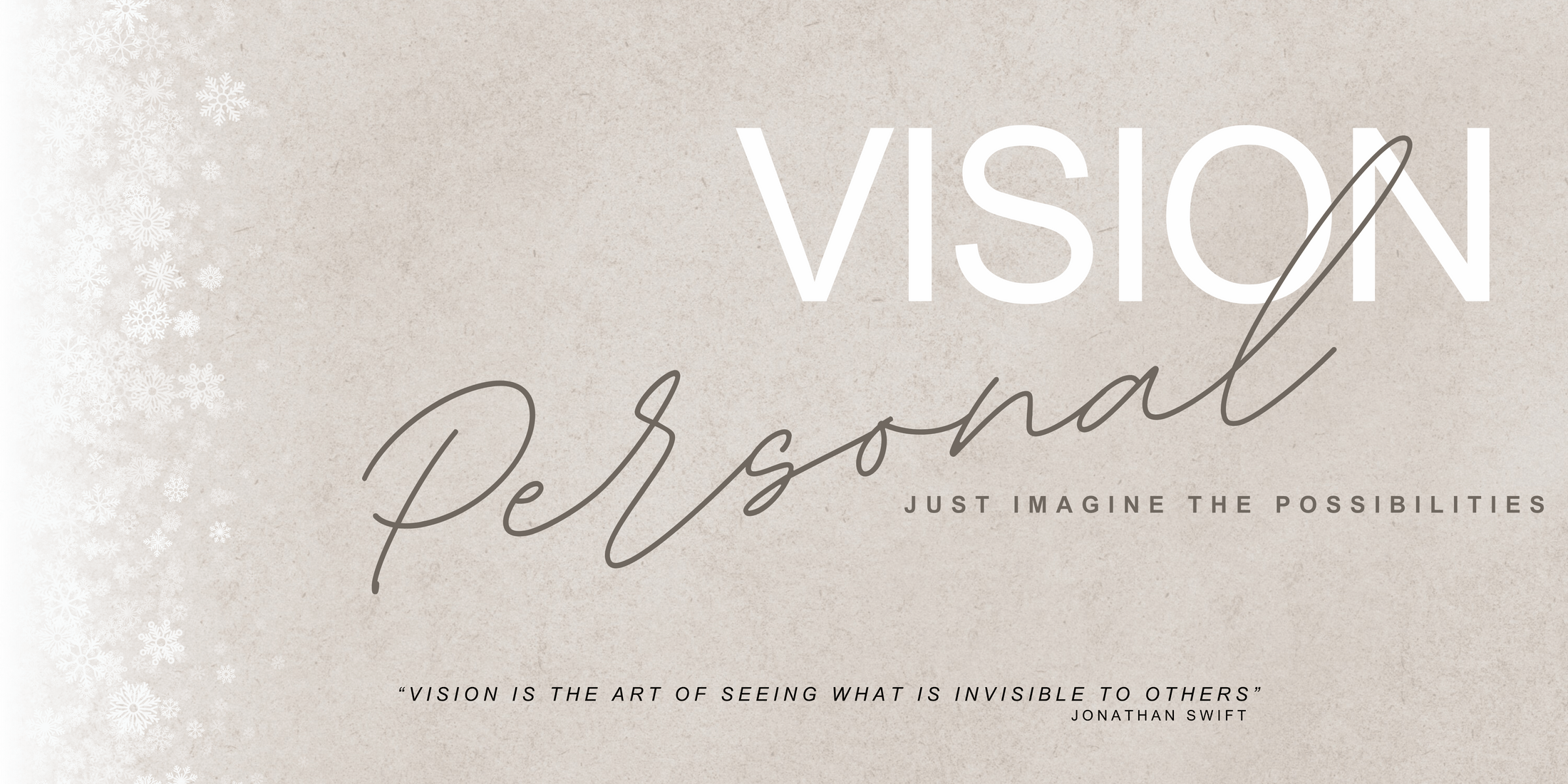 Personal Vision – The Purpose Driven School